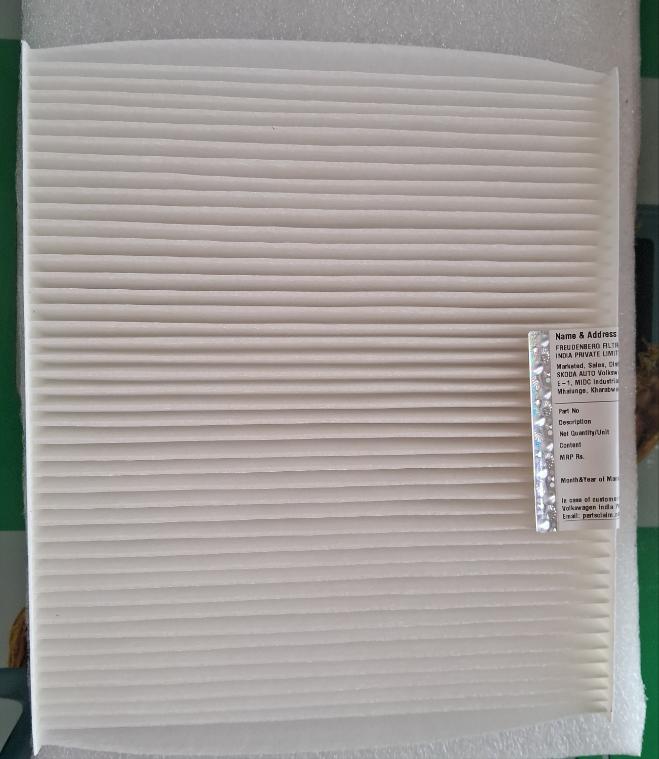 VW Vento, Polo, Skoda Rapid - AC Filter 6R0820367 - Volkswagen Genuine ...