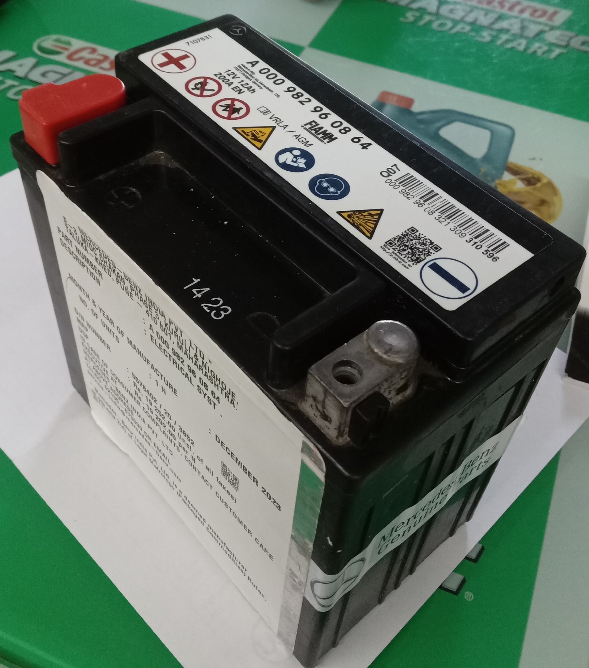 Mercedes Genuine Auxiliary Battery A2115410001 - Mercedes – Motorparts ...