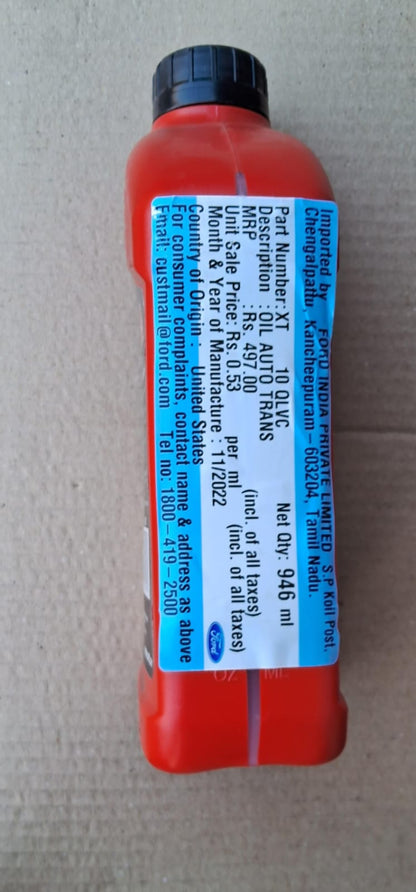 Ford Mercon LV Automatic Transmission Fluid 946ML - XT-10-QLVC Ford ...