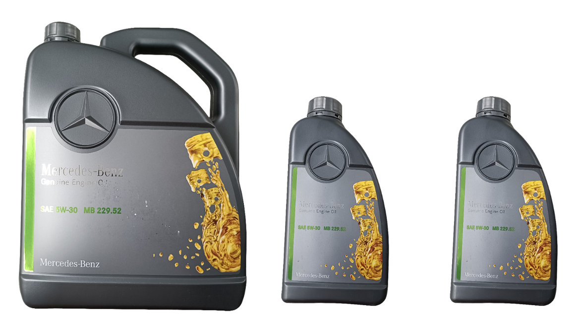 Mercedes 5W-30 Engine Oil 7 Litres MB 229.52 - Mercedes – Motorparts ...