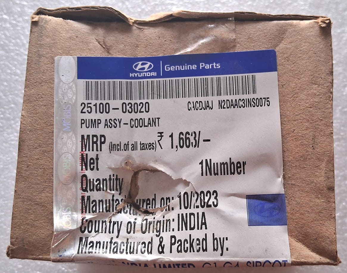 Hyundai Aura, I10 Grand, I20, I20 Elite, Venue, Xcent Petrol - Water P ...